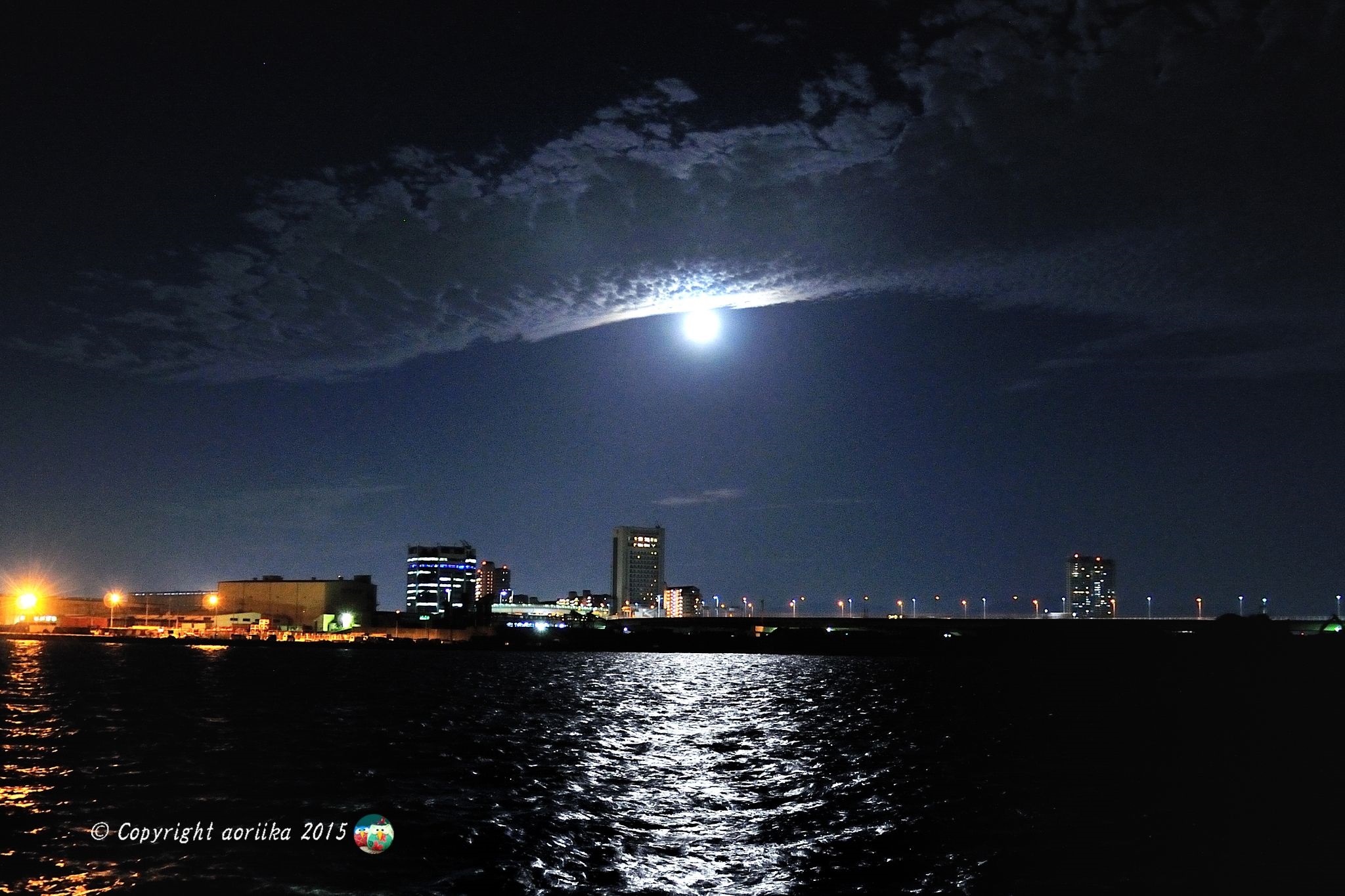 Super Moon night - 日の出日の入時刻・方角マップ